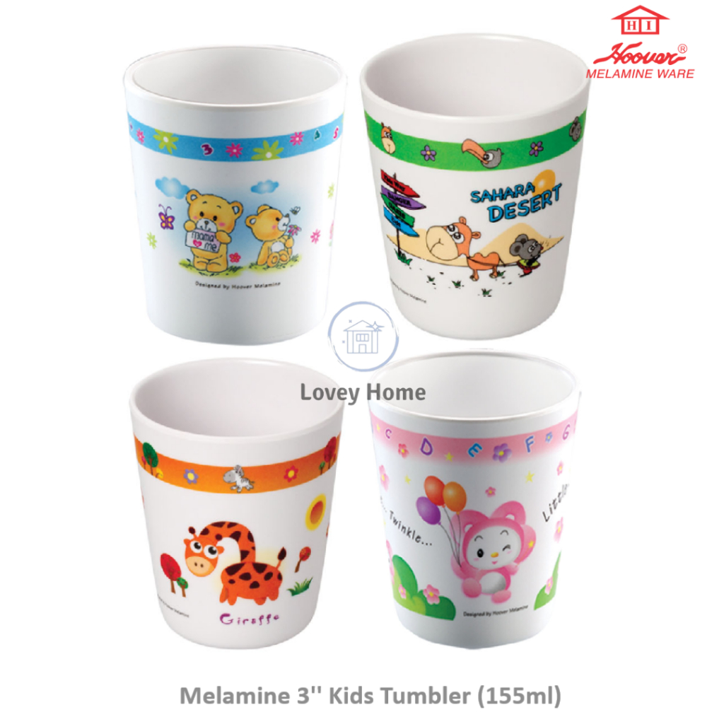 Melamine 3'' Cartoon 155ml Kids Tumbler Children Meal Water Cup Baby ...