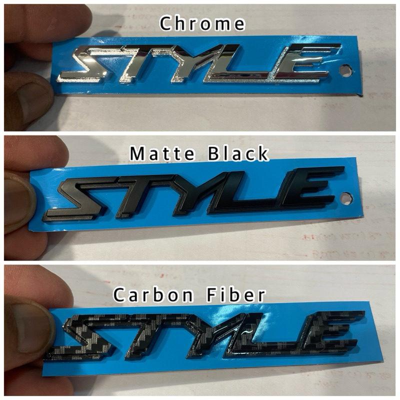 Emblem style for perodua axia myvi alza viva mg3 | Shopee Malaysia