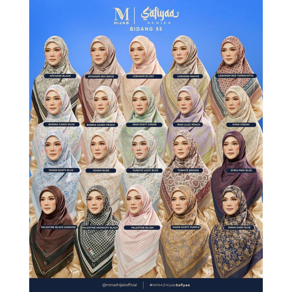 TUDUNG BAWAL COTTON MINAZ SAFFIYA SERIES JULAI 2024🌹 | Shopee Malaysia