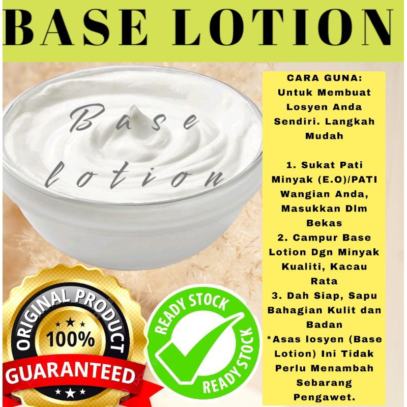 Ready Stok -- Base Lotion 1 kg Murah - losyen-lotion-pati-kulit-wanita ...