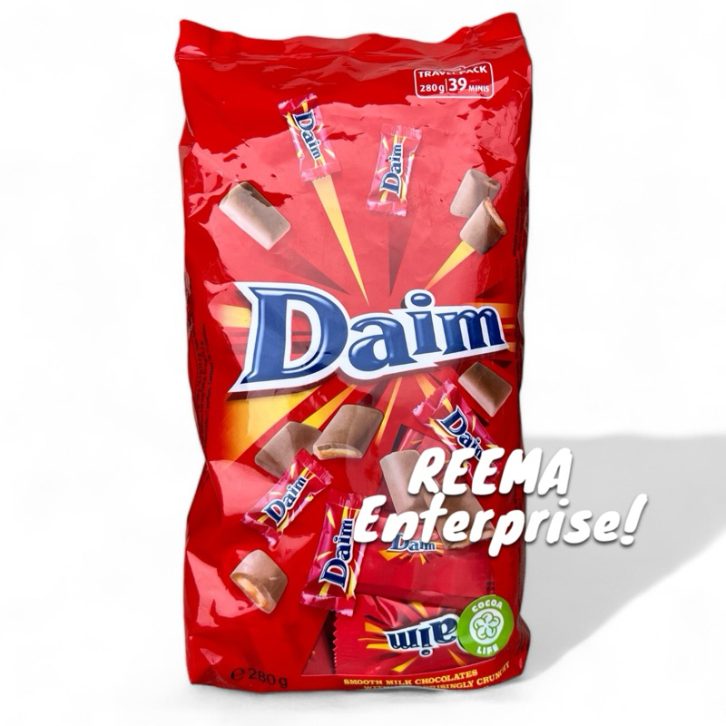 DAIM Milk Chocolate 280g 39 Minis | Shopee Malaysia