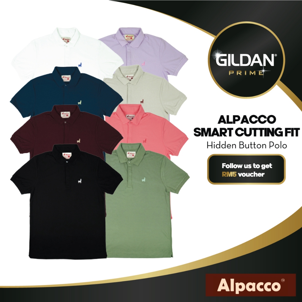 ALPACCO AP Smart Cutting Fit Men Cotton Polyester Fabric Short Sleeve ...