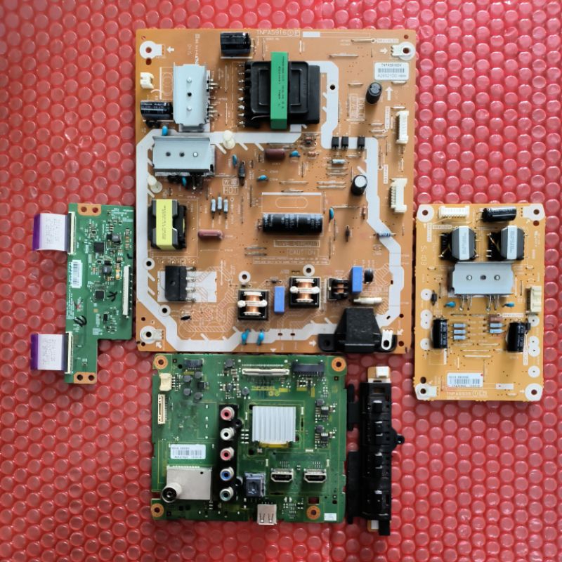 Panasonic TH-42C410K POWER BOARD MAIN BOARD TCON BOARD INVERTER BOARD ...
