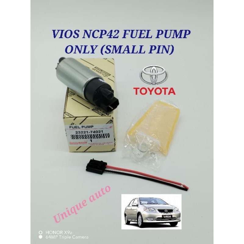 TOYOTA VIOS NCP42 FUEL PUMP ONLY (SMALL PIN) | Shopee Malaysia