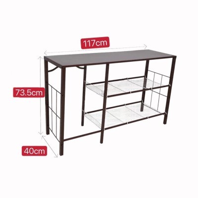 (Ready Stock) Rak Besi Dapur Masak Kitchen Rack 120cm Steel Gas Rack ...