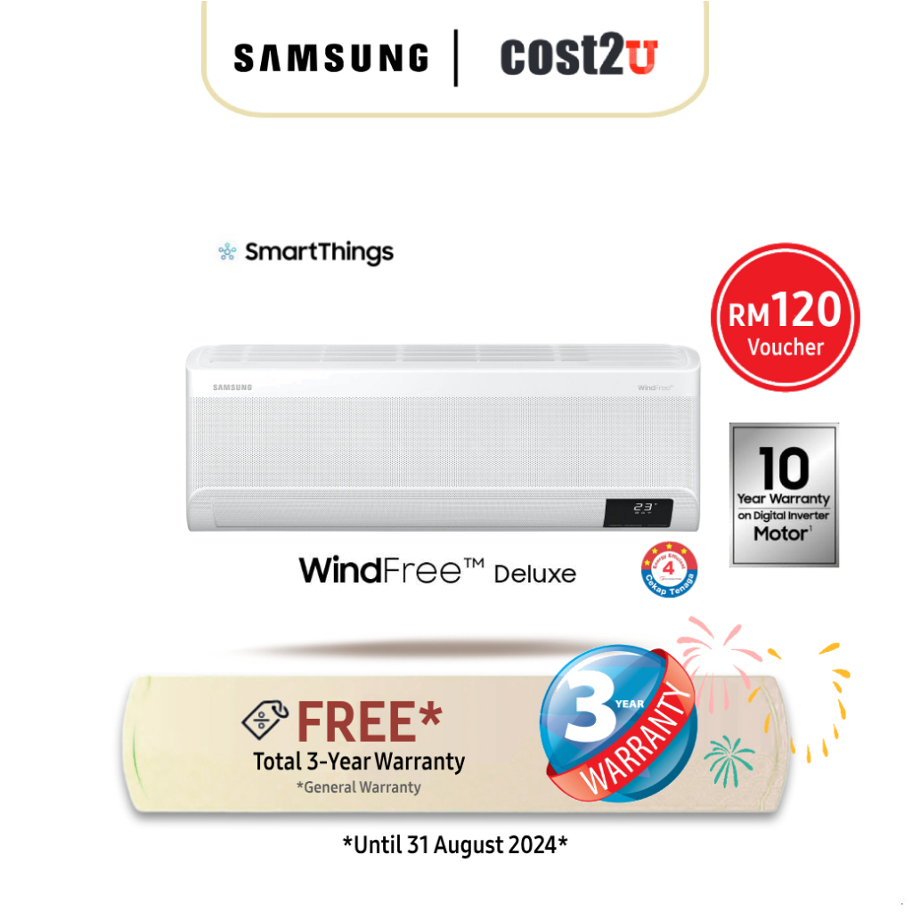 Samsung WindFree™ Premium Plus Inverter Air Conditioner WindFree ...