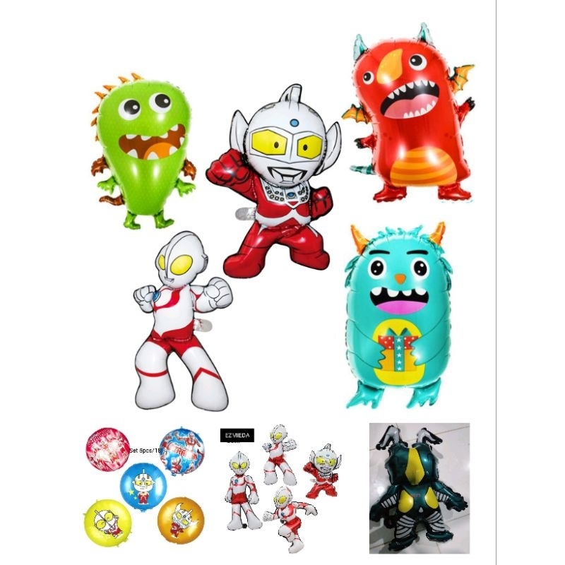 ULTRAMAN ULTRAMEN SUPERHERO BALLON FOIL PARTY DECORATION | Shopee Malaysia