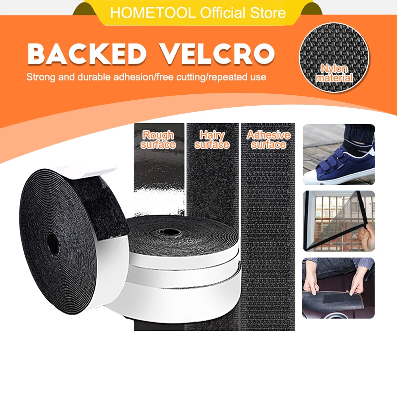 [Velcro] Black And White Circle Magic Tape Velcro Self-adhesive Hook ...
