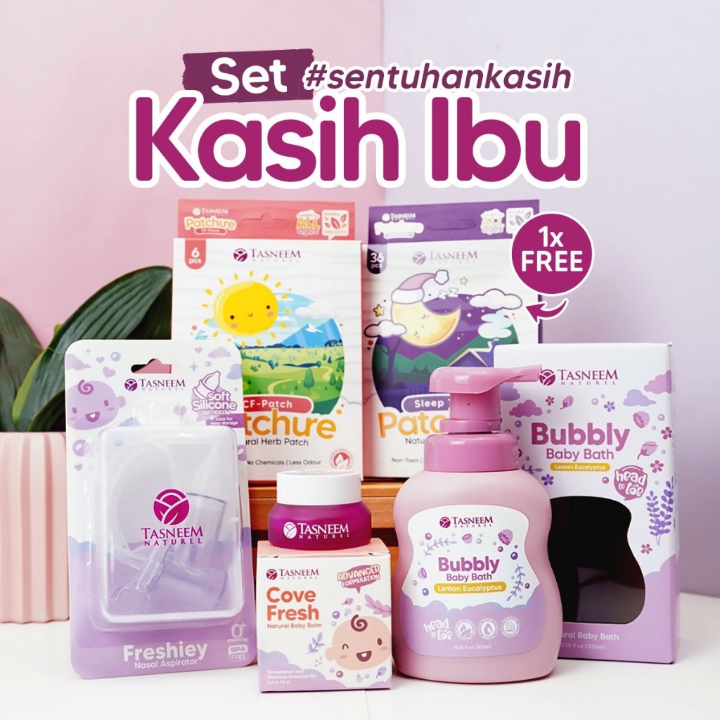 Tasneem Naturel - Set Kasih Ibu | Set Demam Batuk Selsema Berkahak ...