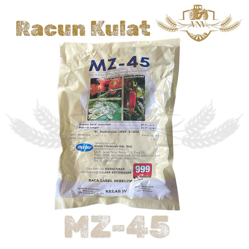 * ORIGINAL * Hextar MZ-45 1kg / racun kulat / antraknos & kulapuk downy ...