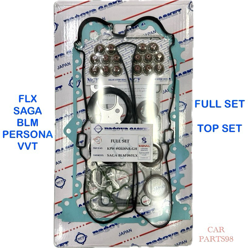 PROTON SAGA BLM 1.3,1.6 / PERSONA VVT / FLX TOP SET & OVERHAUL SET ...