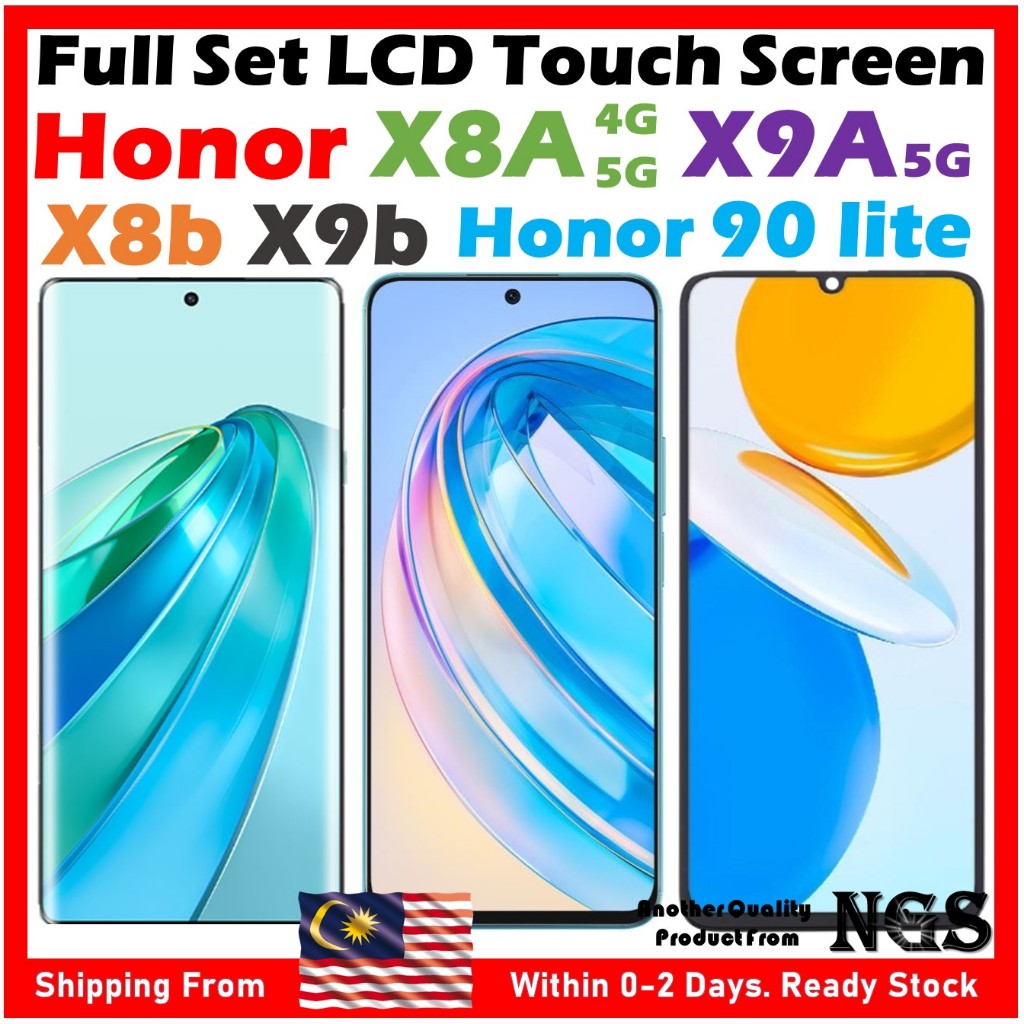 ORl NGS Brand Full Set LCD Screen Compatible For Honor X8A 4G / Honor ...