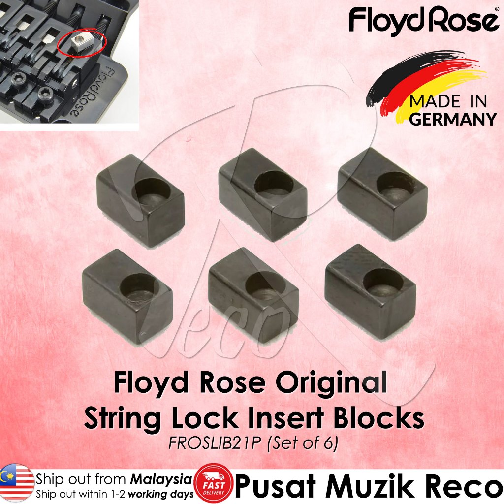 Floyd Rose FROSLIB21P Original String Lock Insert Blocks Double Locking ...
