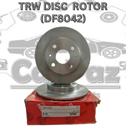 TRW DISC ROTOR (DF8042) PERODUA MYVI LAGI BEST 1.5, AXIA, BEZZA FRONT ...