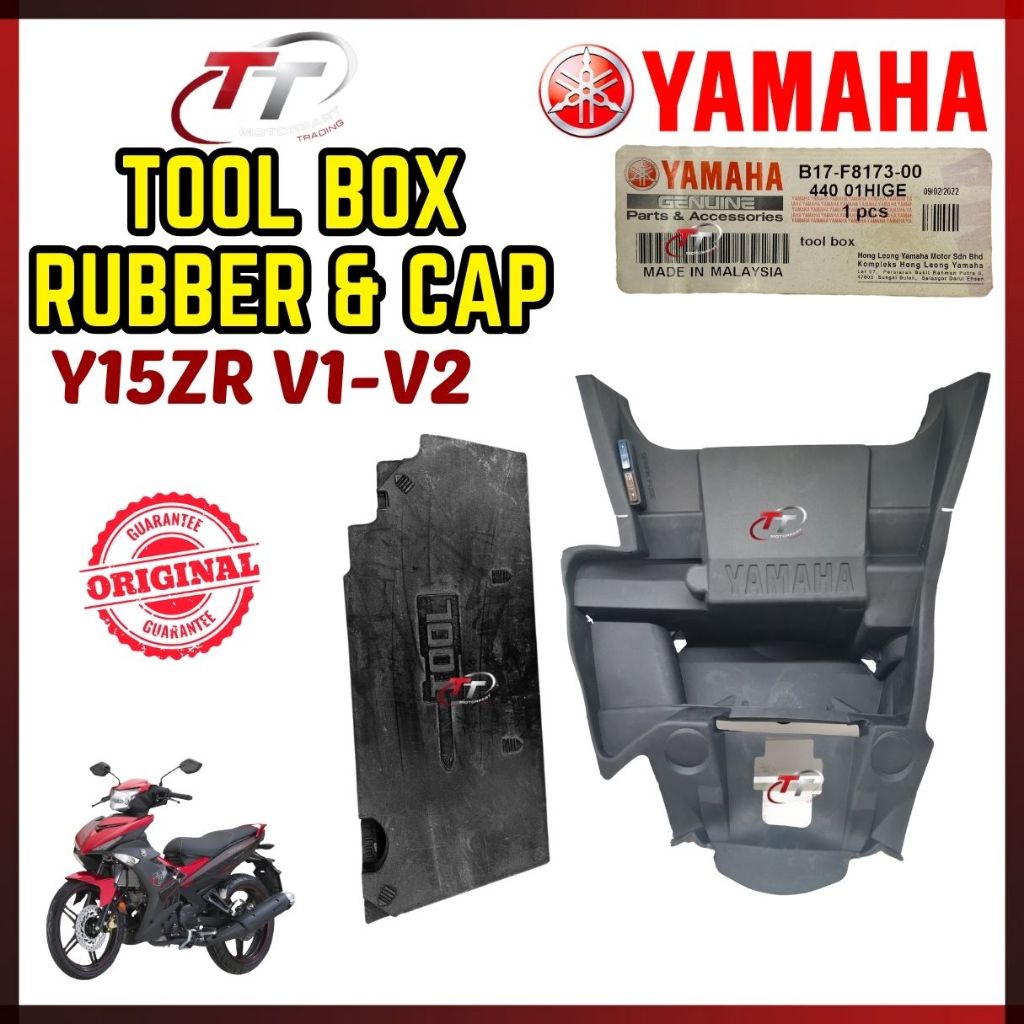 Y15ZR V1 V2 Y15 Tool Box Cap Rubber Spanner Kit Penutup Under Seat ...