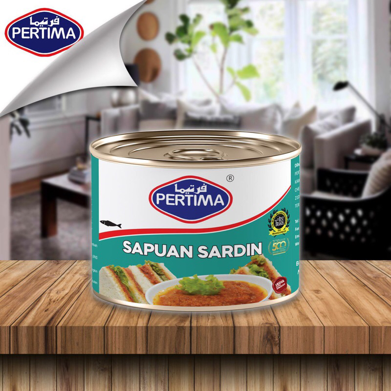 PERTIMA SAPUAN SARDIN 180g (SANDWICH/SPREAD SARDIN) | Shopee Malaysia