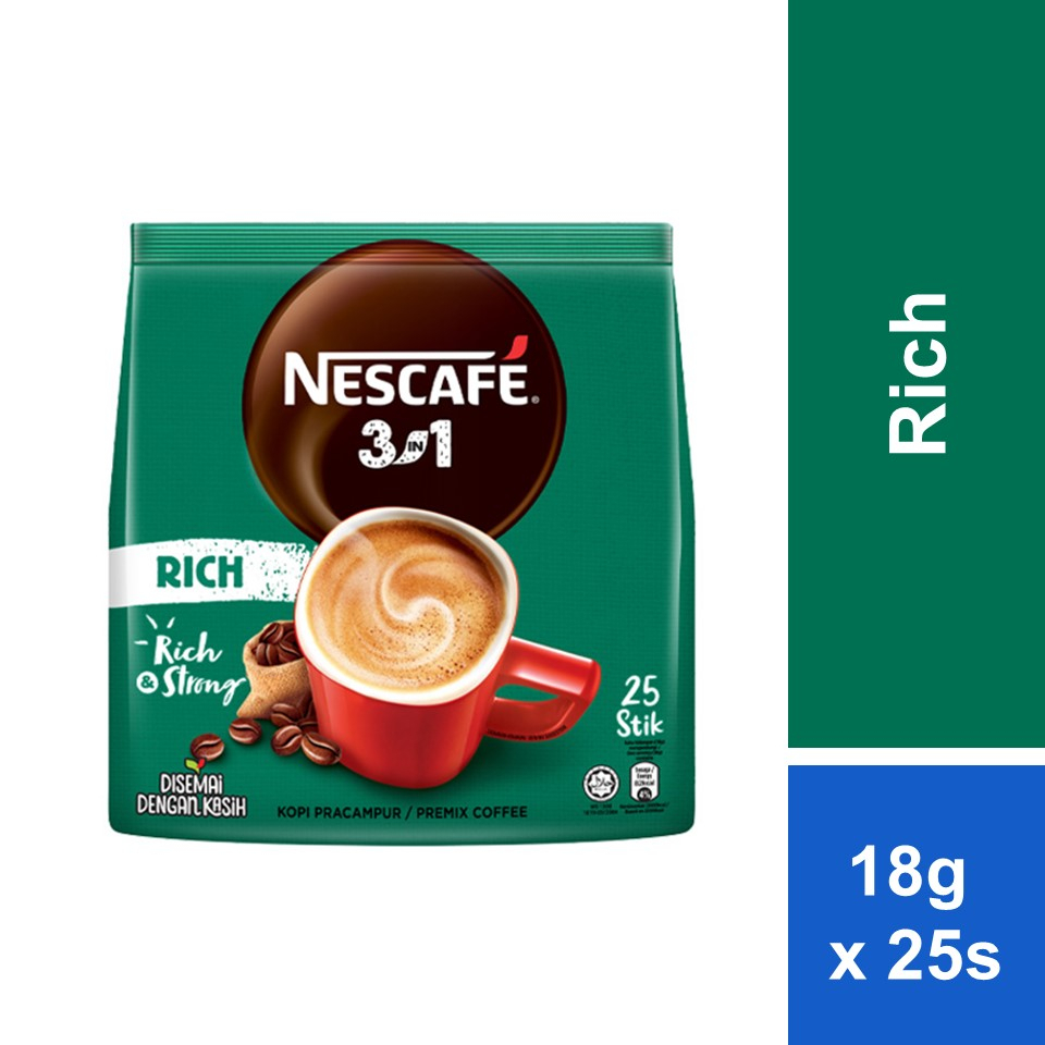 NESCAFE 3 in 1 Rich, Mild and White Expiry 31 AUG 2024 | Shopee Malaysia