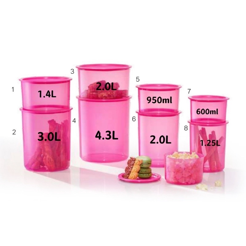 One Touch Topper PINK #tupperware #onetouch #OT #bowl #authentic # ...