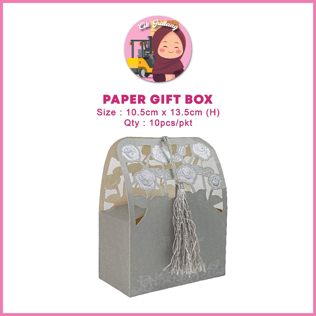 10PCS Kotak Doorgift | Gift Favours Box | Souveniers Candy Sweets ...