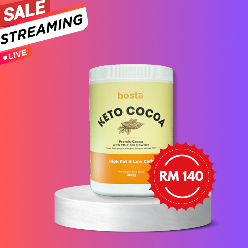 Bosta Keto Cocoa Bosta Coffee D'Jue Wellness Free Shaker | Shopee Malaysia