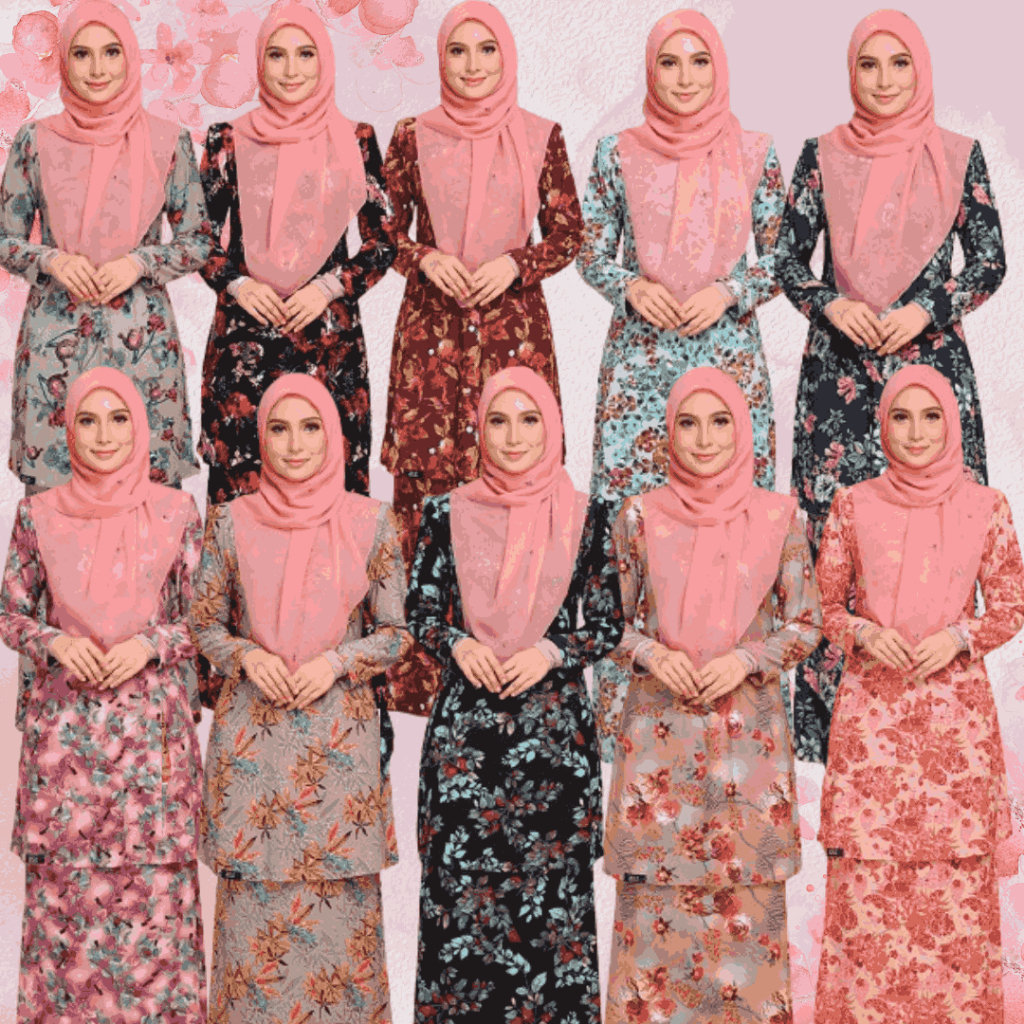 Baju Kurung Tanpa Gosok Elisya Nursing Friendly Berpoket. Baju Kurung Moden Ironless. | Shopee ...