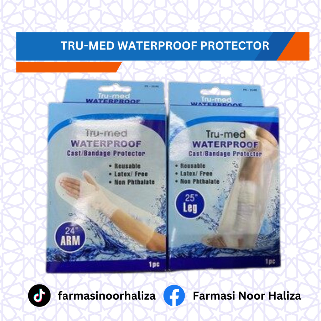 TRU-MED CAST PROTECTOR OR BANDAGE (PEMBALUT KALIS AIR) | Shopee Malaysia