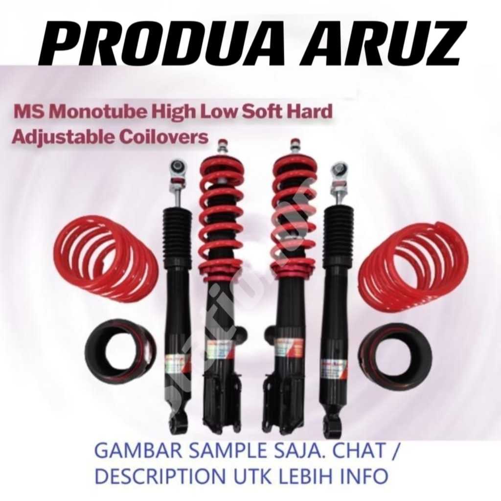 Perodua Aruz / Toyota Rush F800 Adjustable Absorber (Hi-Lo Bodyshift ...