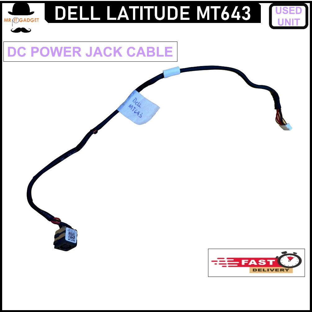 DC POWER JACK CABLE FOR DELL MT643 LAPYOP CHARGING PORT CONNECTOR ...