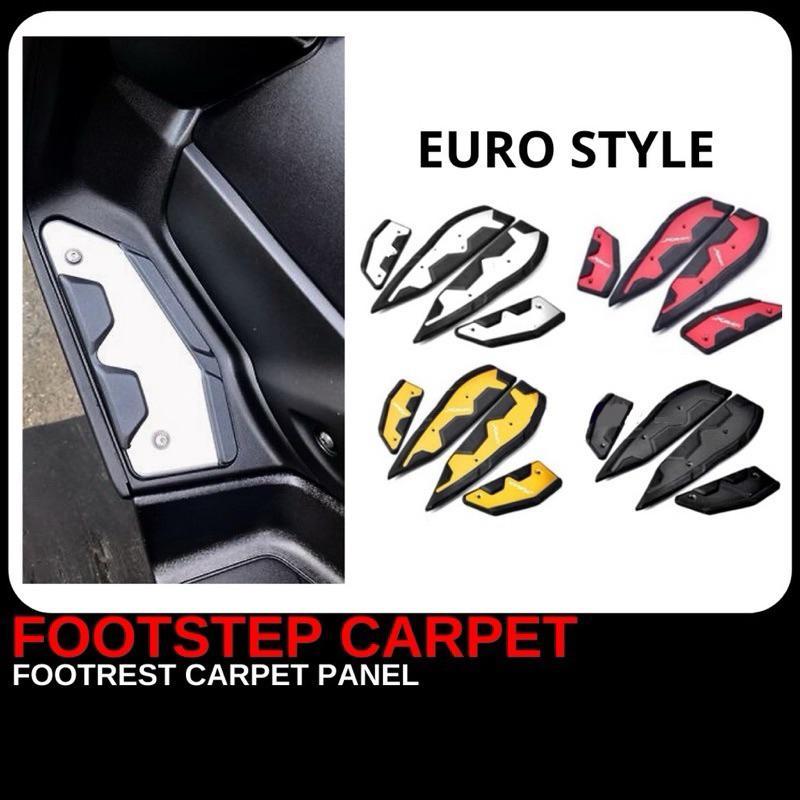 YAMAHA XMAX250 V1 V2 XMAX300 EURO STYLE CARPET FOOTREST FOOTSTEP PANEL ...