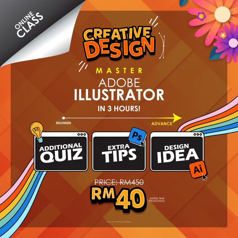 Kelas Online - Master Adobe Illustrator dalam masa 3jam | Shopee Malaysia