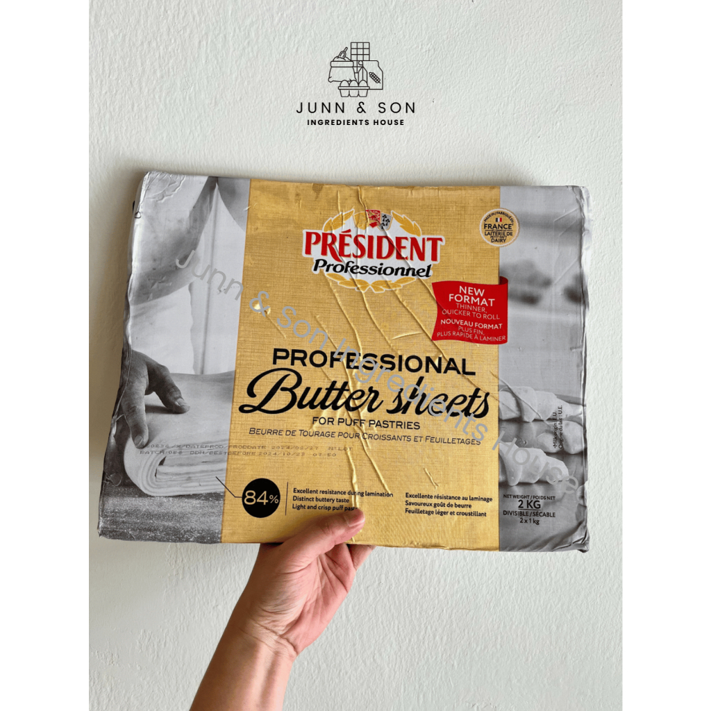 Président Professionnel Tourage UX Butter Sheet 84% 2kg | Shopee Malaysia