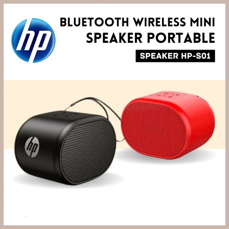 HP S01 BTS01 Bluetooth Bass Wireless Speaker Mini Audio | Shopee Malaysia