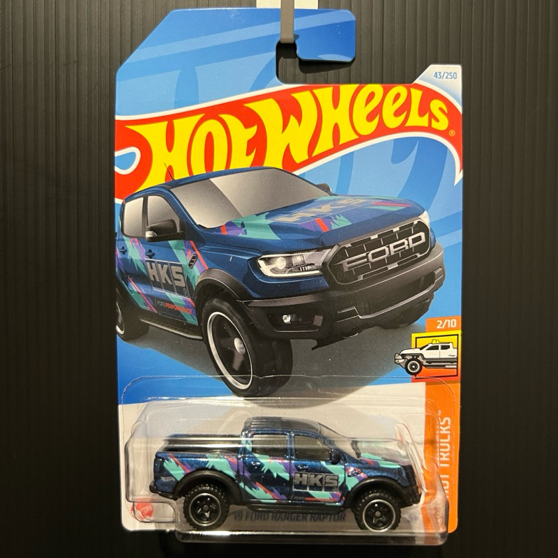 Hot Wheels 19 Ford Ranger Raptor 2024 HW Hot Trucks Metalflake Dark ...