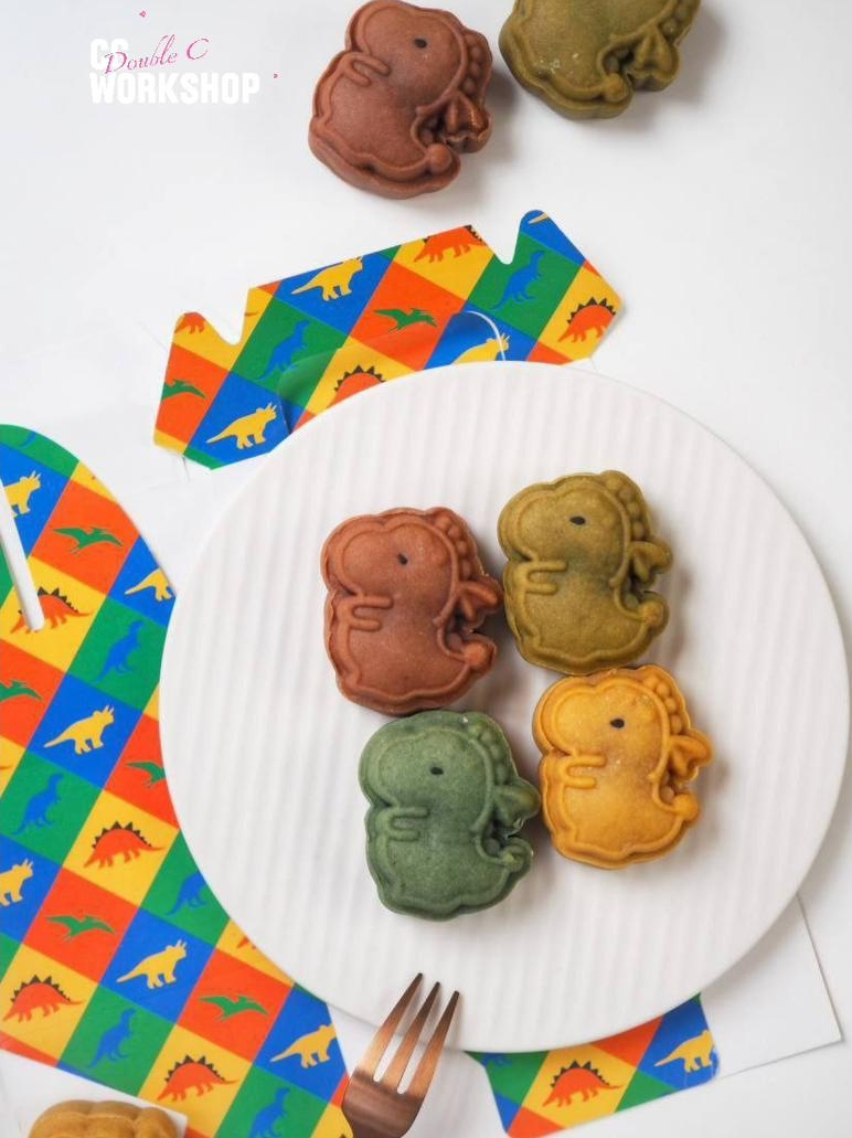 DC全手工 Fruit Vege Dinosaur Mooncake / 蔬果恐龙小月饼 | Shopee Malaysia