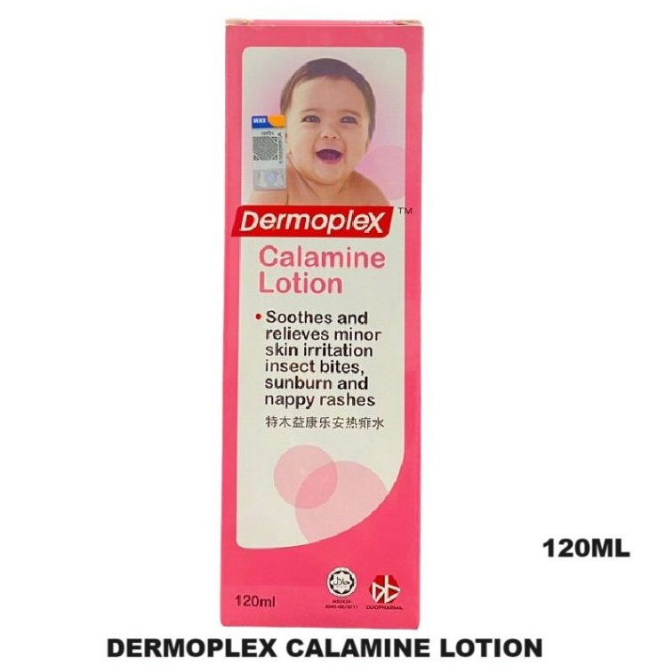 DERMOPLEX CALAMINE LOTION 120ML untuk ruam gatal | Shopee Malaysia