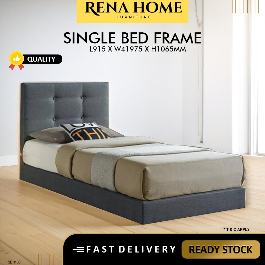[FREE INSTALLATION] Best Selling Single Divan | Modern Fabric Divan ...