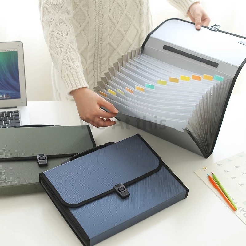 A4 Document storage with handle large capacity File Folder diamond ...