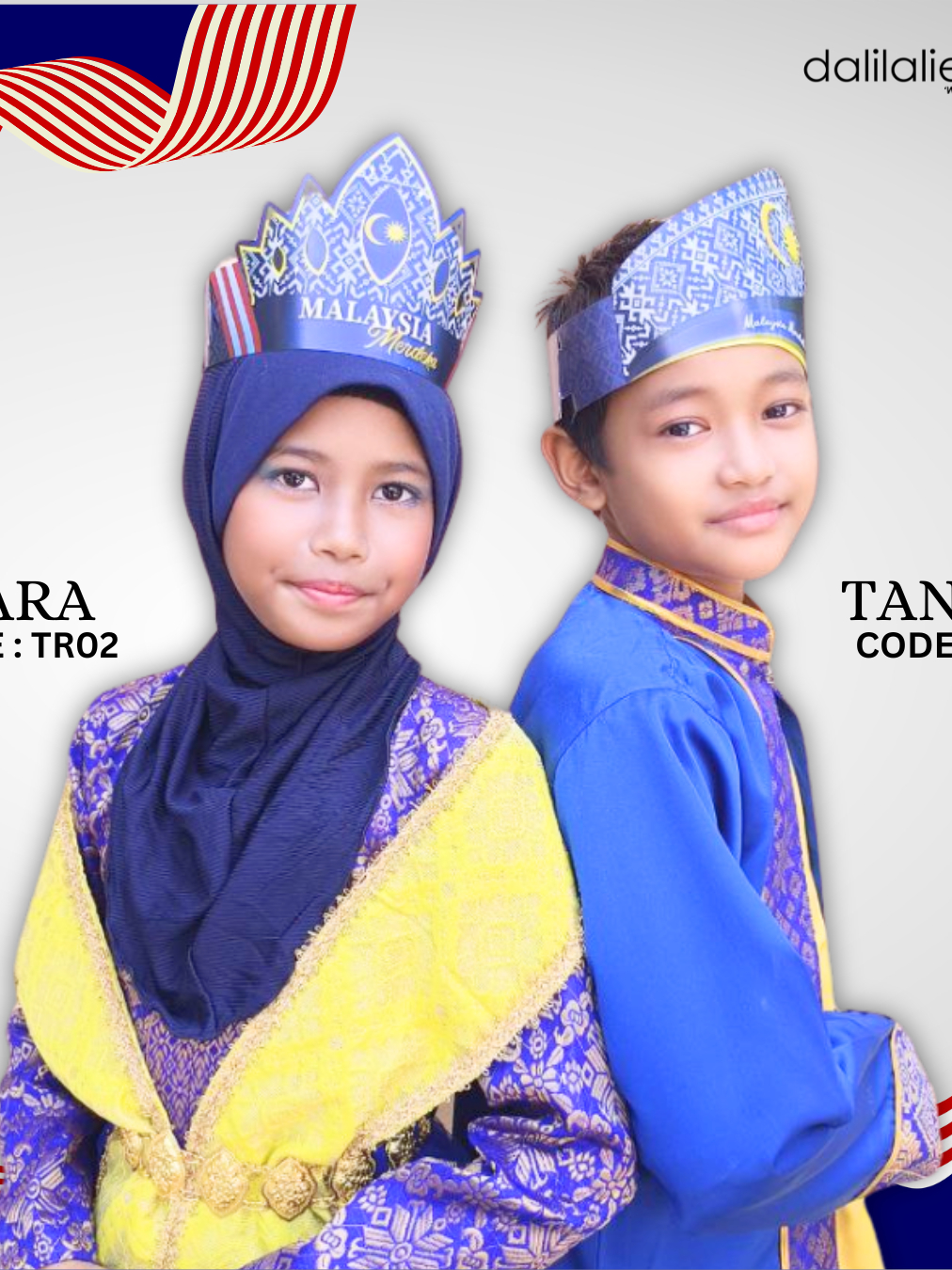 Merdeka Props Kanak Kanak 2024 Topeng Tanjak Tiara Keris Mainan Mask ...