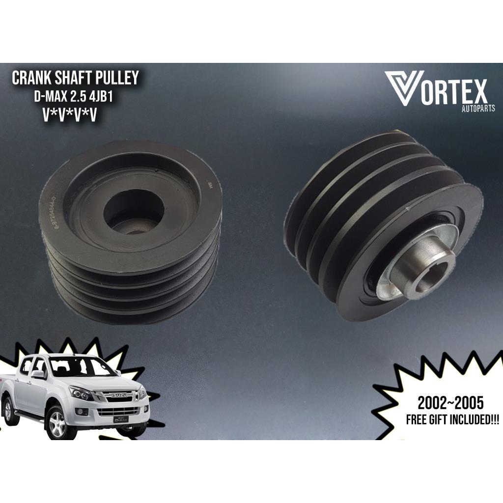 Crank Shaft Pully For Isuzu D-Max 2.5 4JB1 (2002~2005) , (V*V*V ...