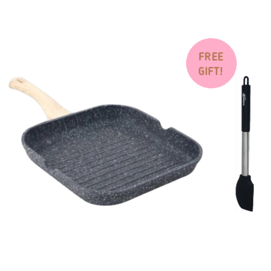 Shogun Granite Cookware Plus 28 x 28cm Nonstick Grill Pan with ...