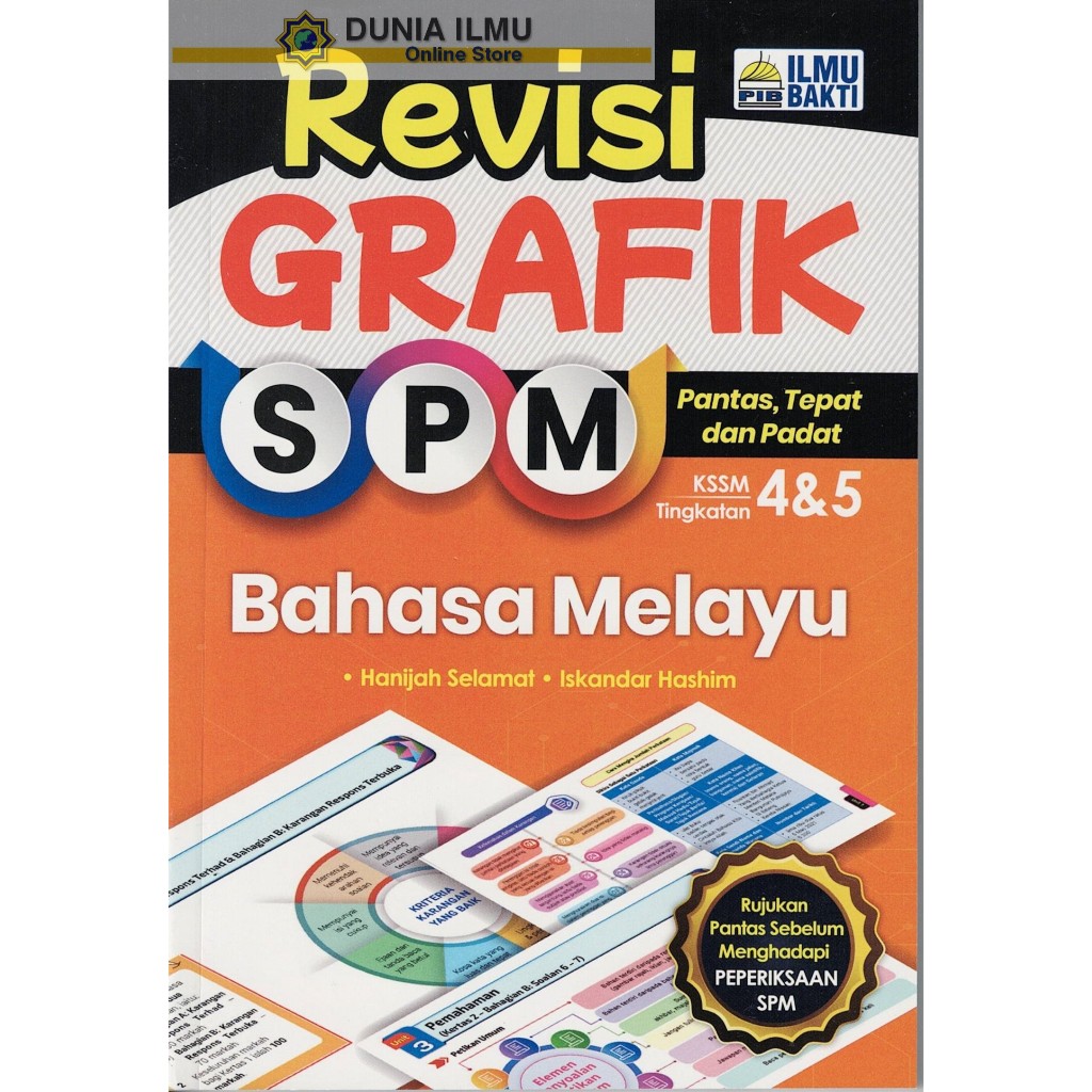 BUKU RUJUKAN : REVISI GRAFIK SPM BAHASA MELAYU TINGKATAN 4&5 ( PANTAS ...