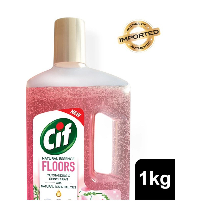 Cif Natural Essence Disinfectant Floor Cleaner Lily and Rosemary & Mint ...