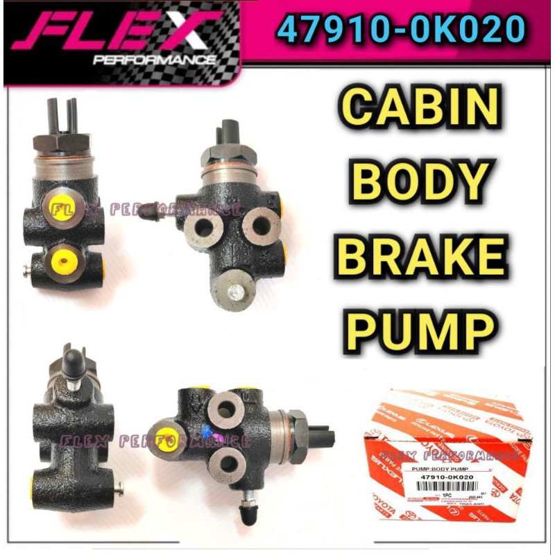 CABIN BODY BRAKE PUMP 47910-0K020 TOYOTA HILUX VIGO KUN25 KUN26 HIACE ...