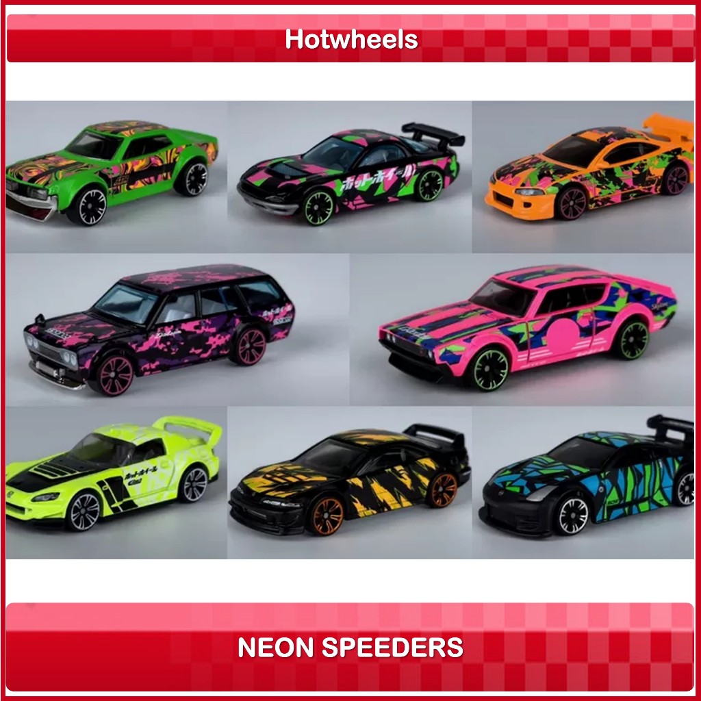 Hot Wheels Neon Speeders Collection | Shopee Malaysia
