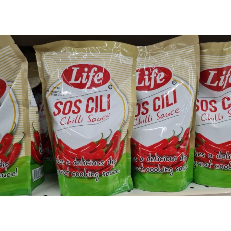 Sos Cili Life Chilli Sauce Pouch Refill 1KG | Shopee Malaysia