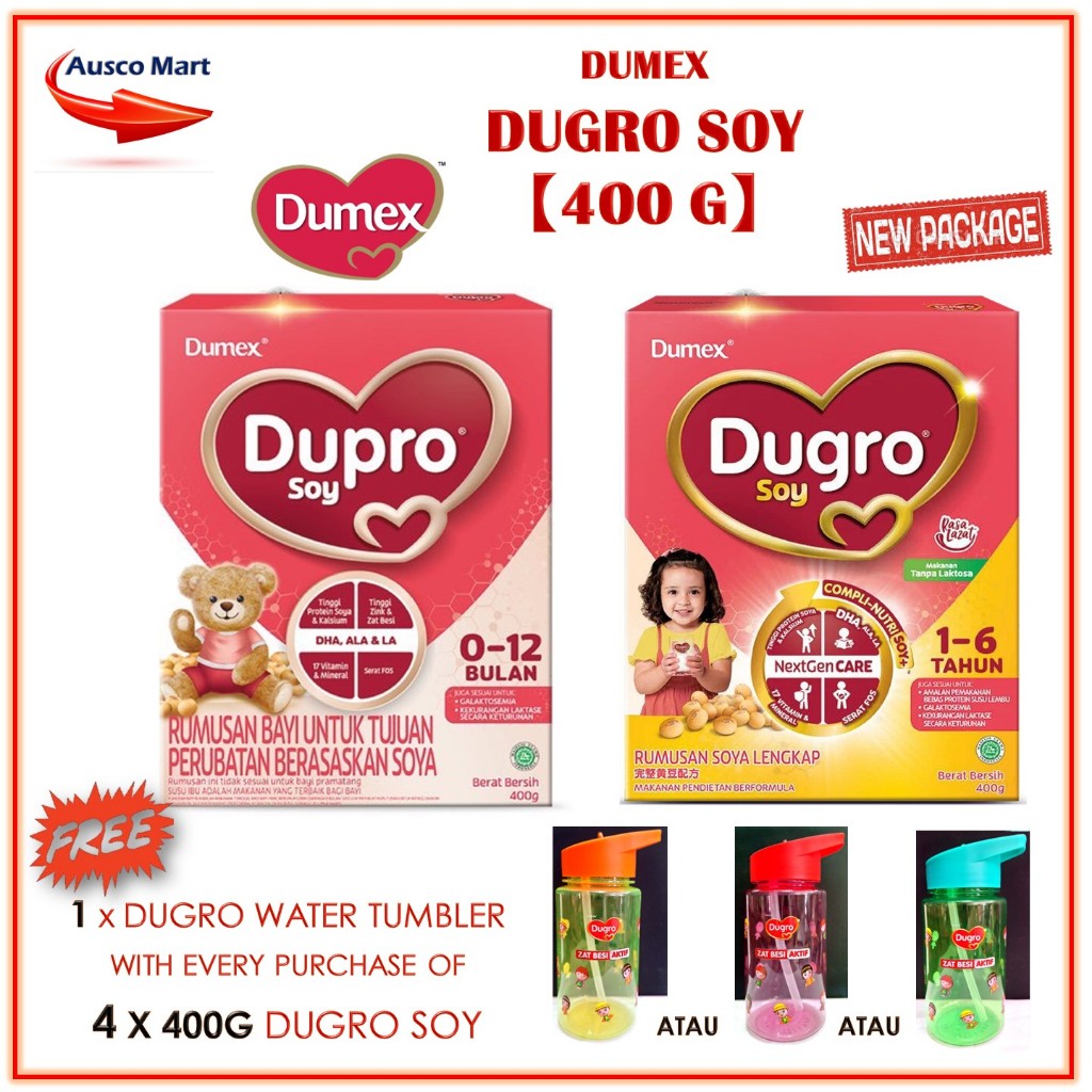 DUGRO SOY 400G 【0-12 MONTHS /1-6 YEARS】 | Shopee Malaysia