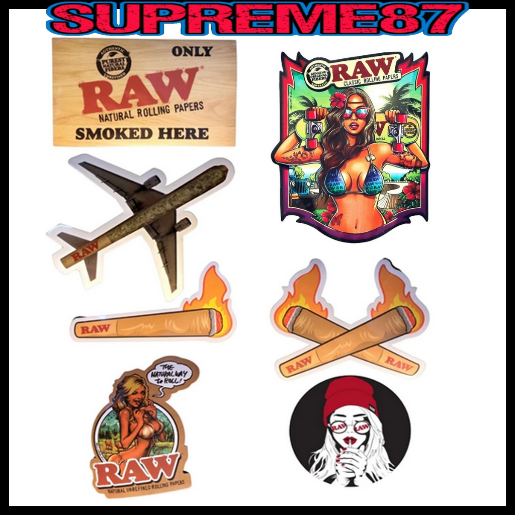RAW Collection Stickers 7 in 1 pack | Shopee Malaysia