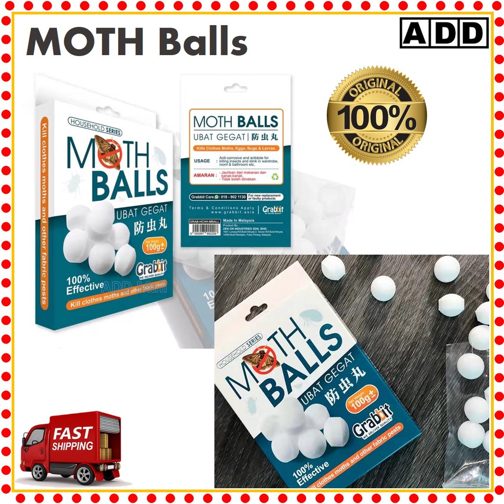 Grabbit Deodorant Moth Ball Drawer (100g) | Shopee Malaysia