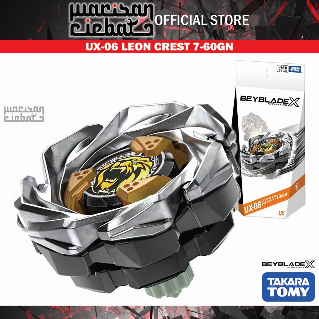 Takara Tomy Beyblade X UX-06 Booster Leon Crest 7-60GN | Shopee Malaysia