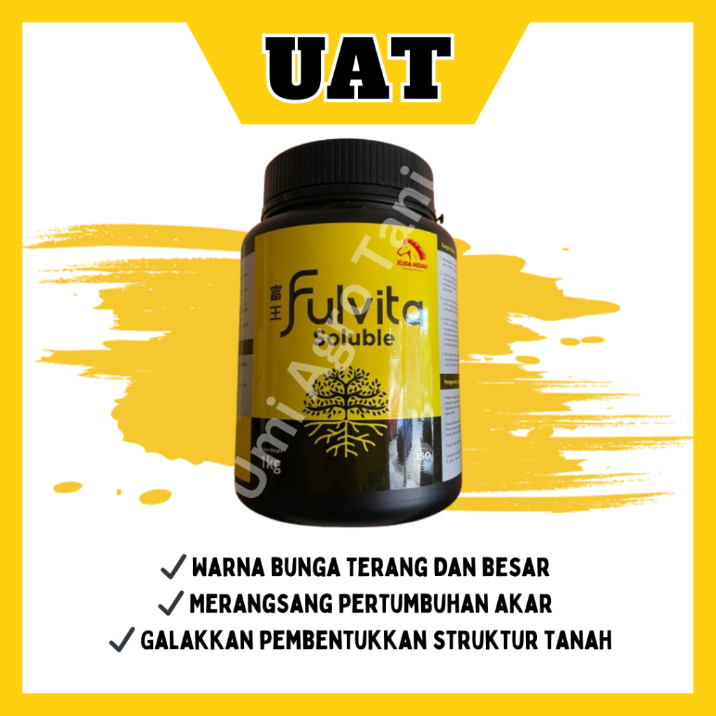 [READY STOCK] Agroharta Kuda Merah Fulvita Soluble Baja Foliar ...
